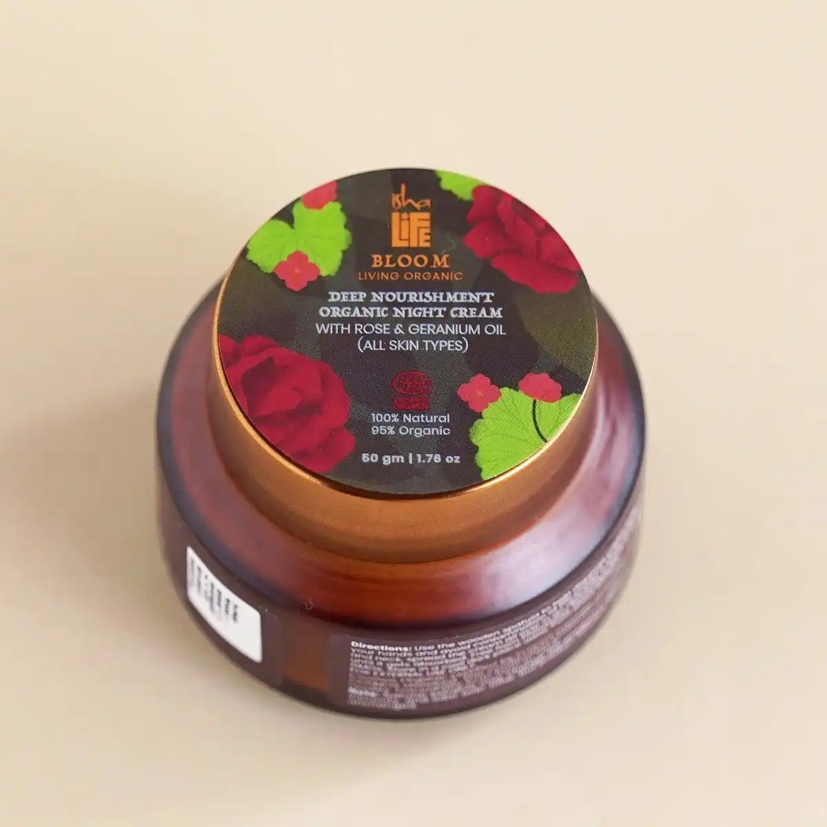 Isha Life Deep Nourishment Night Cream With Rose & Geranium Oil