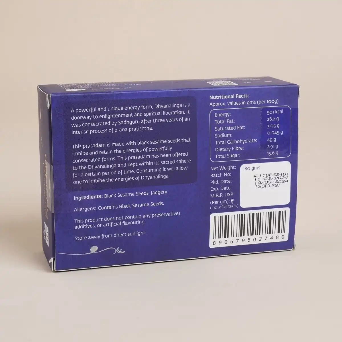 Isha Life Dhyanalinga Prasadam Pack of 6