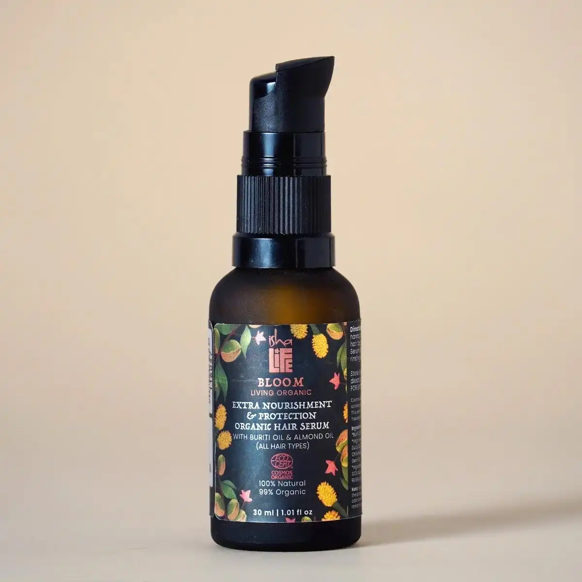 Isha Life Extra Nourishment & Protection Organic Hair Serum With Buriti ...