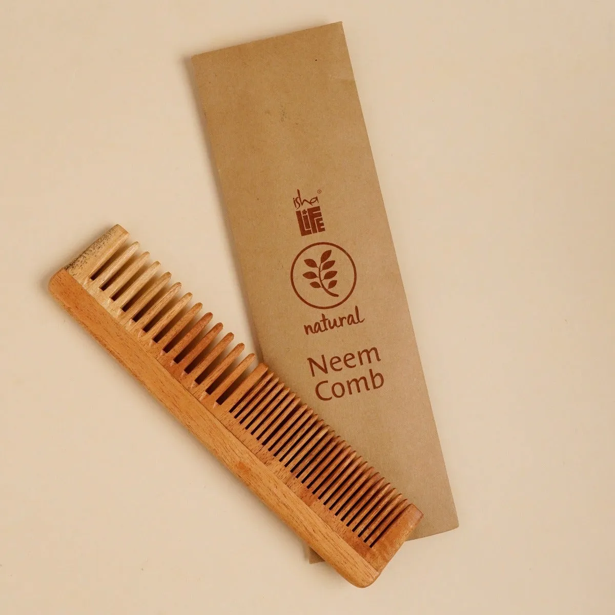 Healthy Hair, Simplified: The Isha Life Handmade Neem Wood Comb Two-in ...