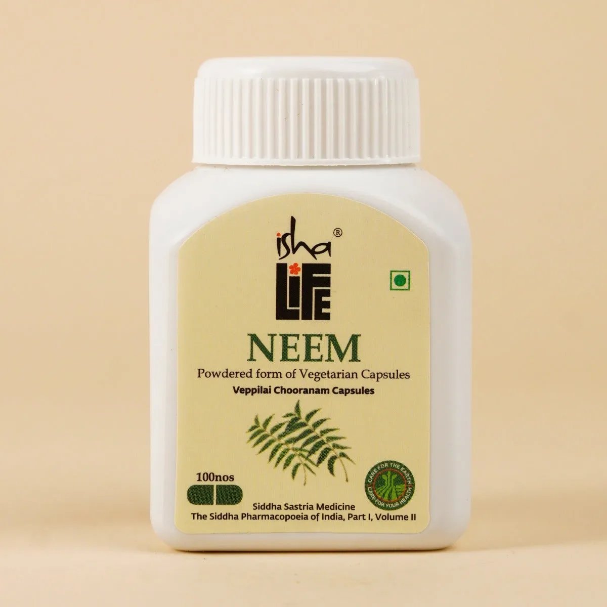 Isha Life Neem Powder in Veg Capsules