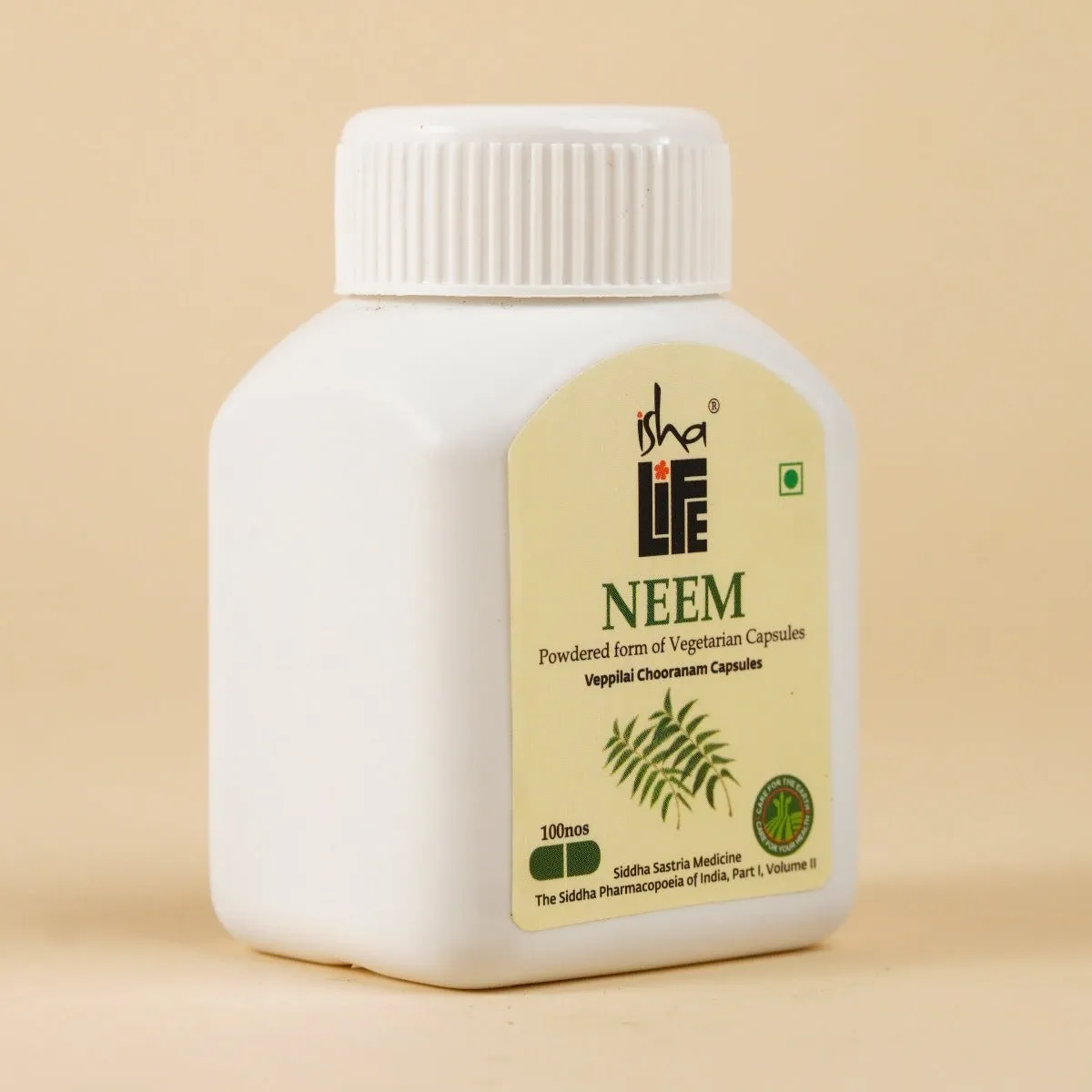 Isha Life Neem Powder in Veg Capsules