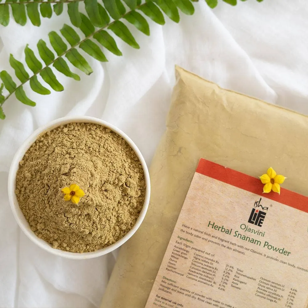 Isha Life Ojasvini Herbal Snanam Powder