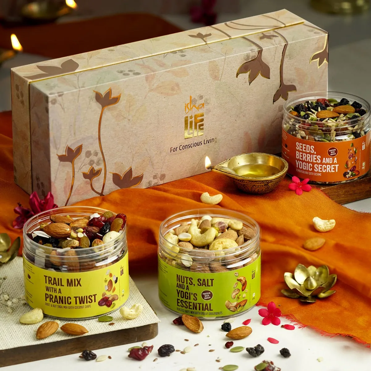 Buy Isha Life Trail Mix Gift Box | Best Taste & Nourishment
