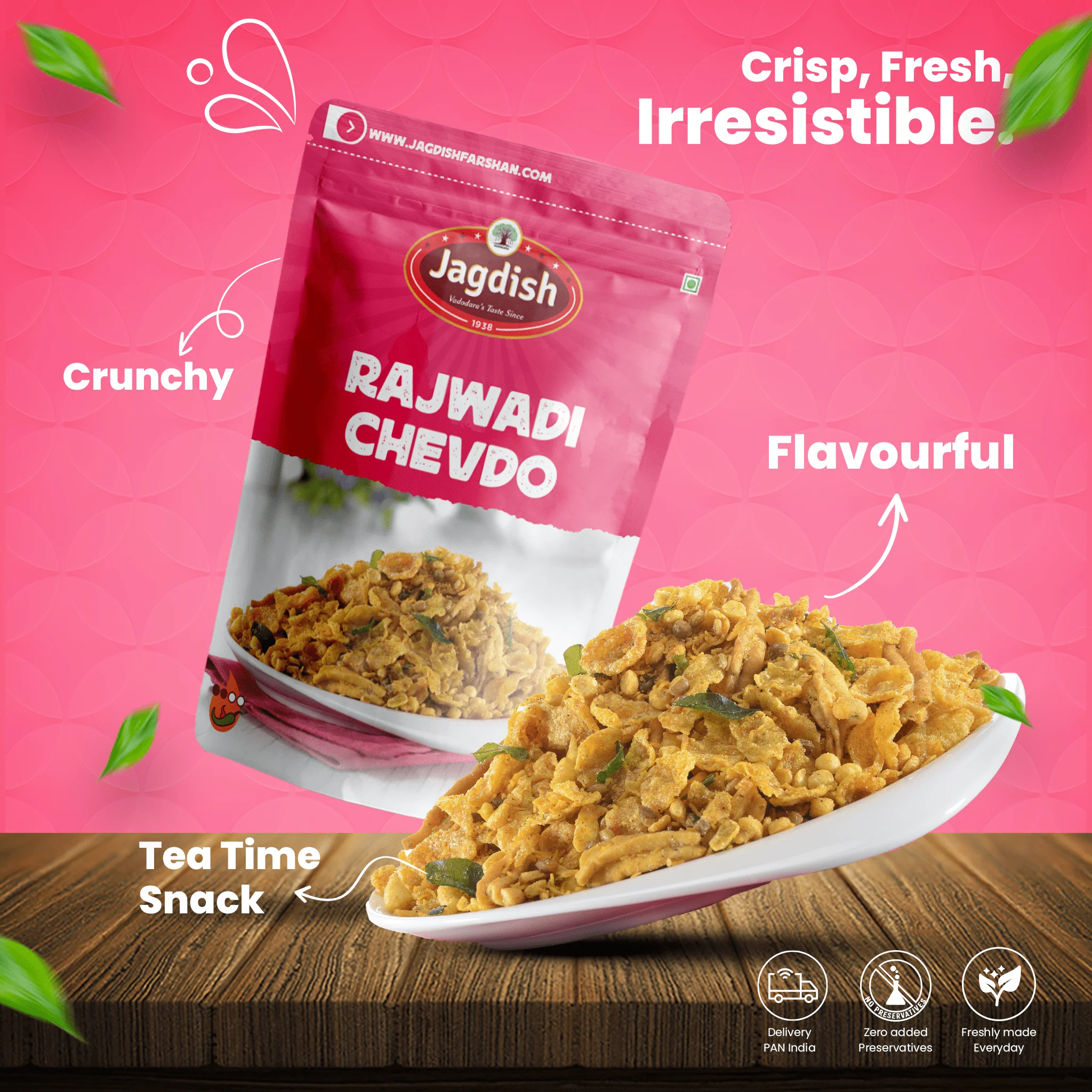 Jagdish Farshan Rajwadi Chevdo | The Desi Food