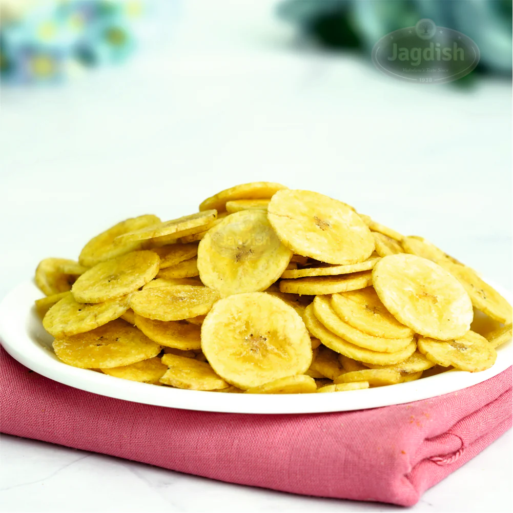 Jagdish Farshan Yellow Banana Wafers | The Desi Food