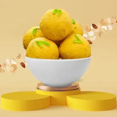 Jampani Pickles Besan Laddu | The Desi Food