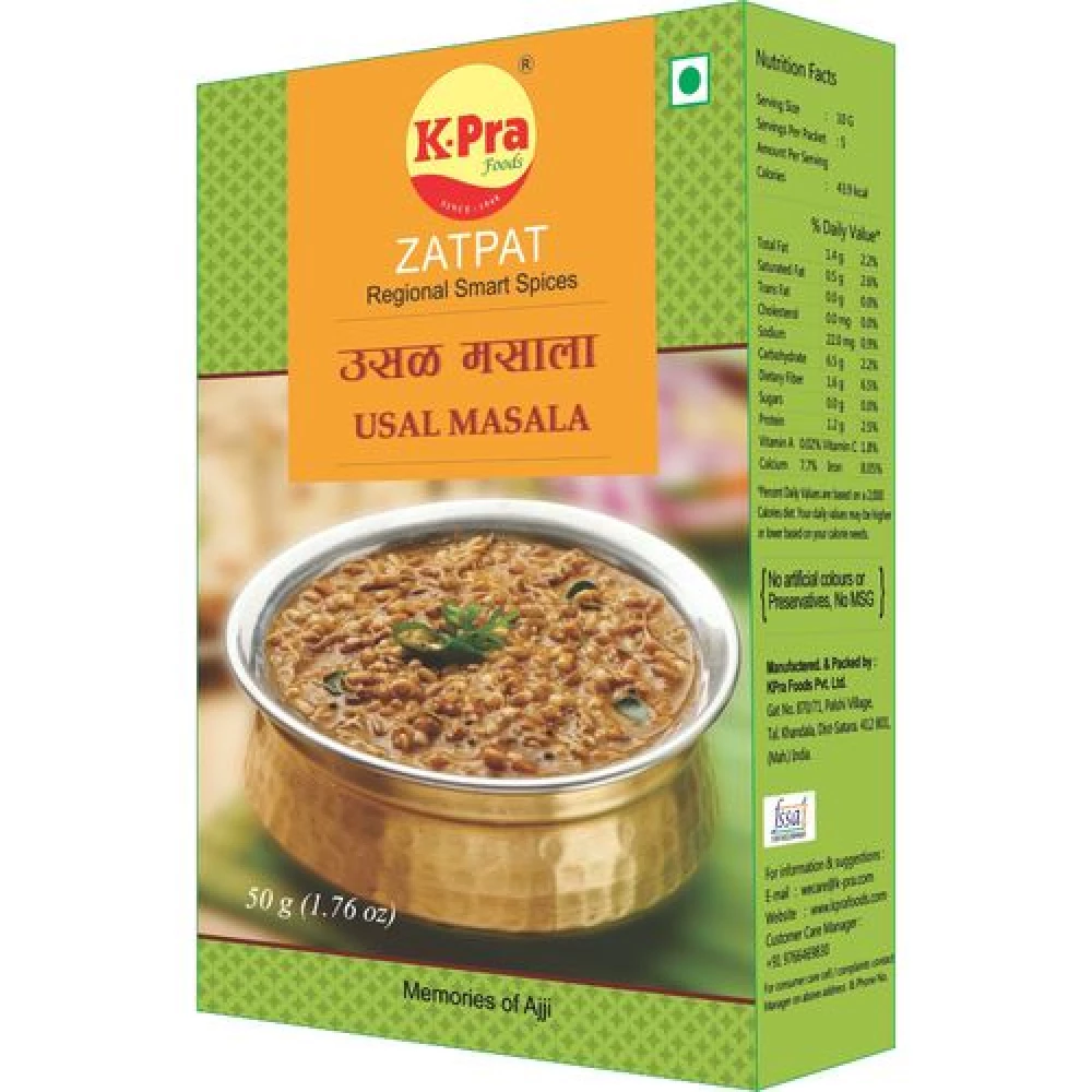 K PRA Zatpat Usal Masala | The Desi Food
