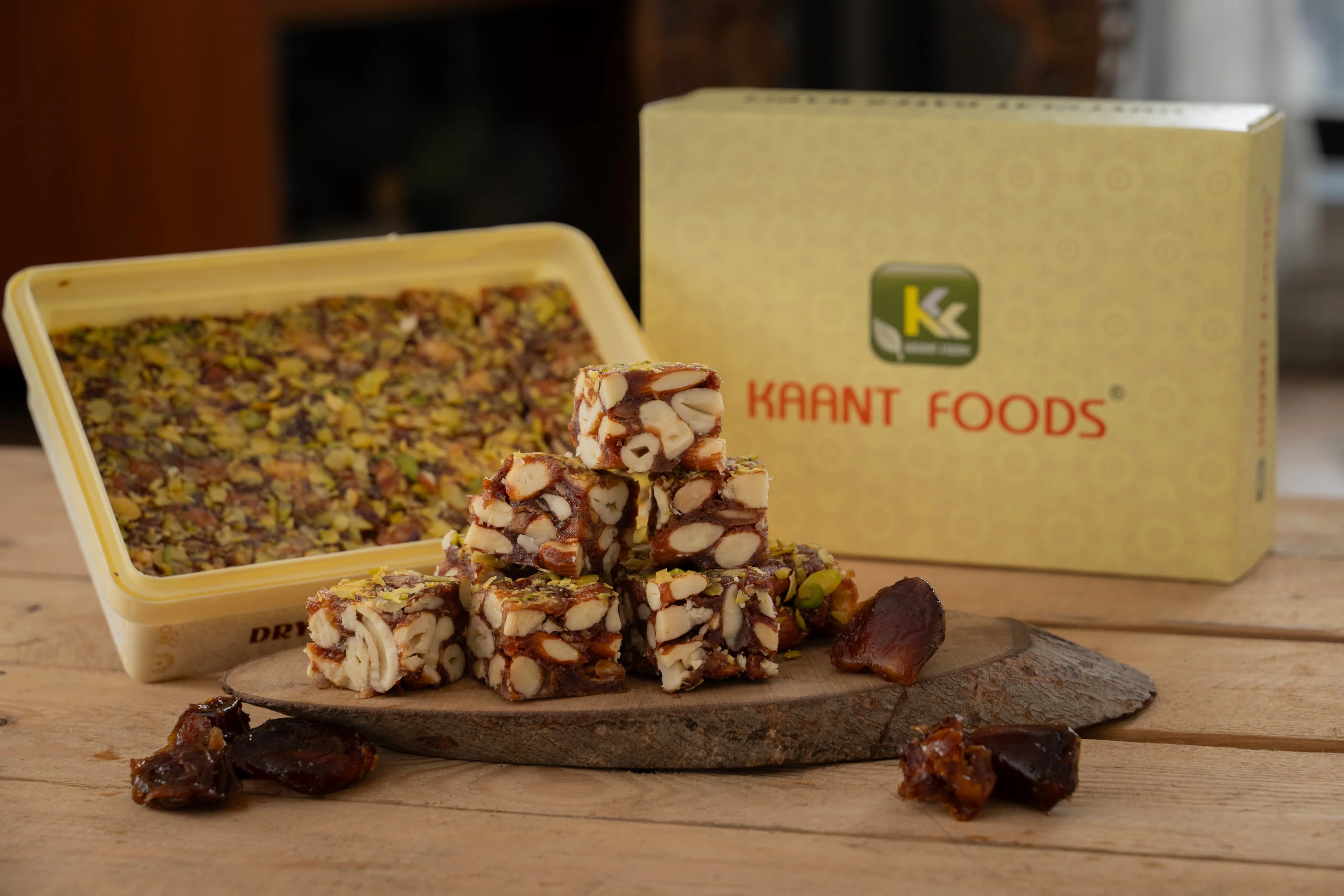 Kaant Foods Dryfruit Dates Barfi | The Desi Food