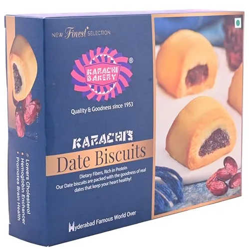 Karachi Bakery Date Biscuits | The Desi Food