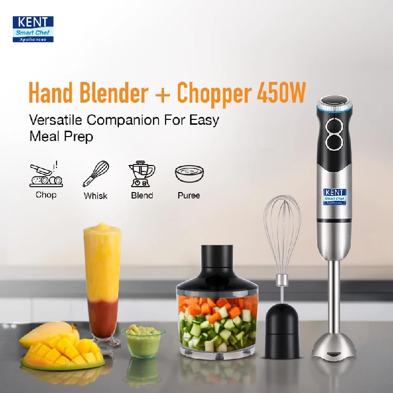 Kent Hand Blender Plus Chopper 450 Watts