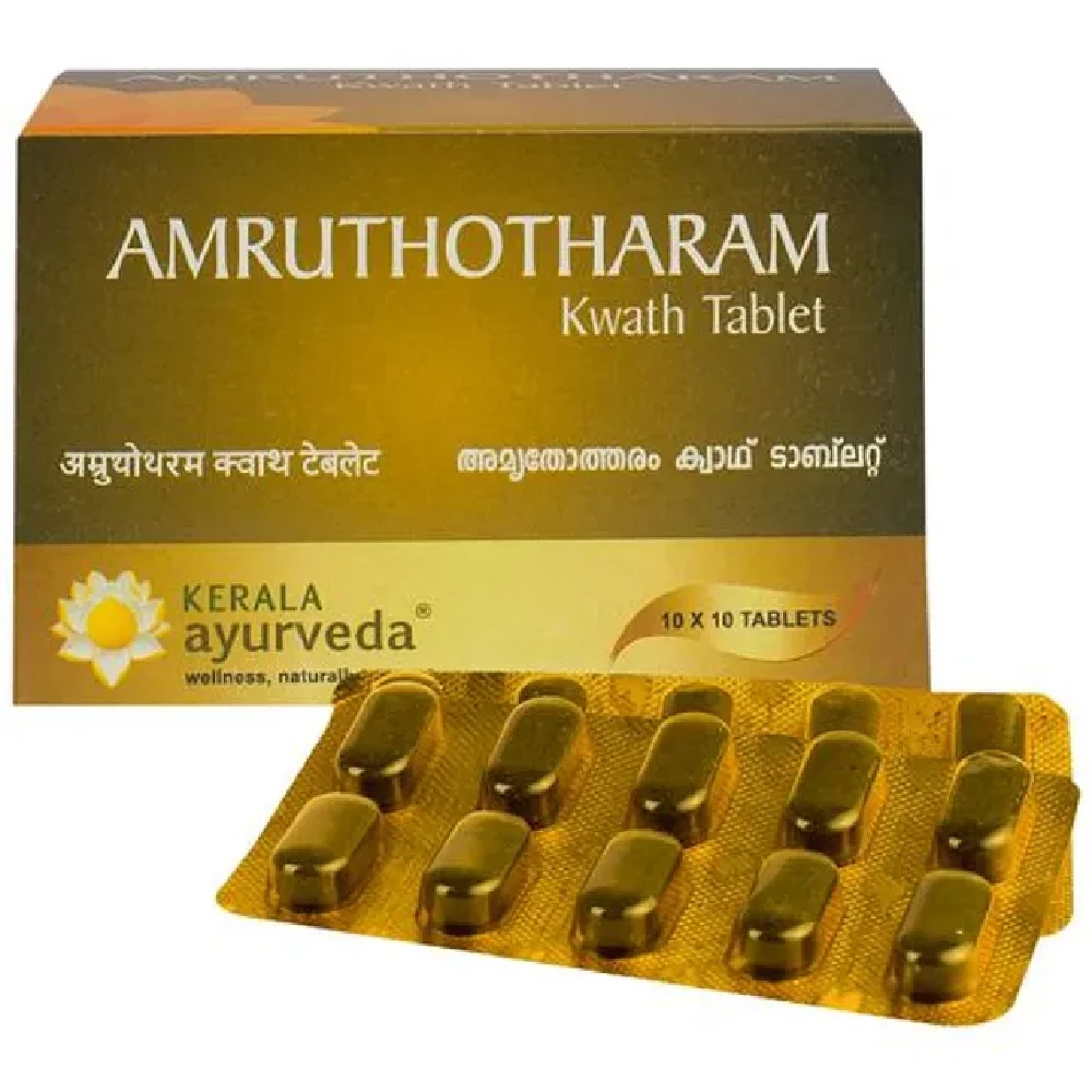 Kerala Ayurveda Amruthotharam Kwath Tablet