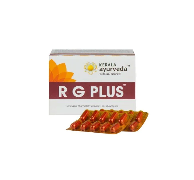Buy Kerala Ayurveda R G Plus Capsule Online | The Desi Food