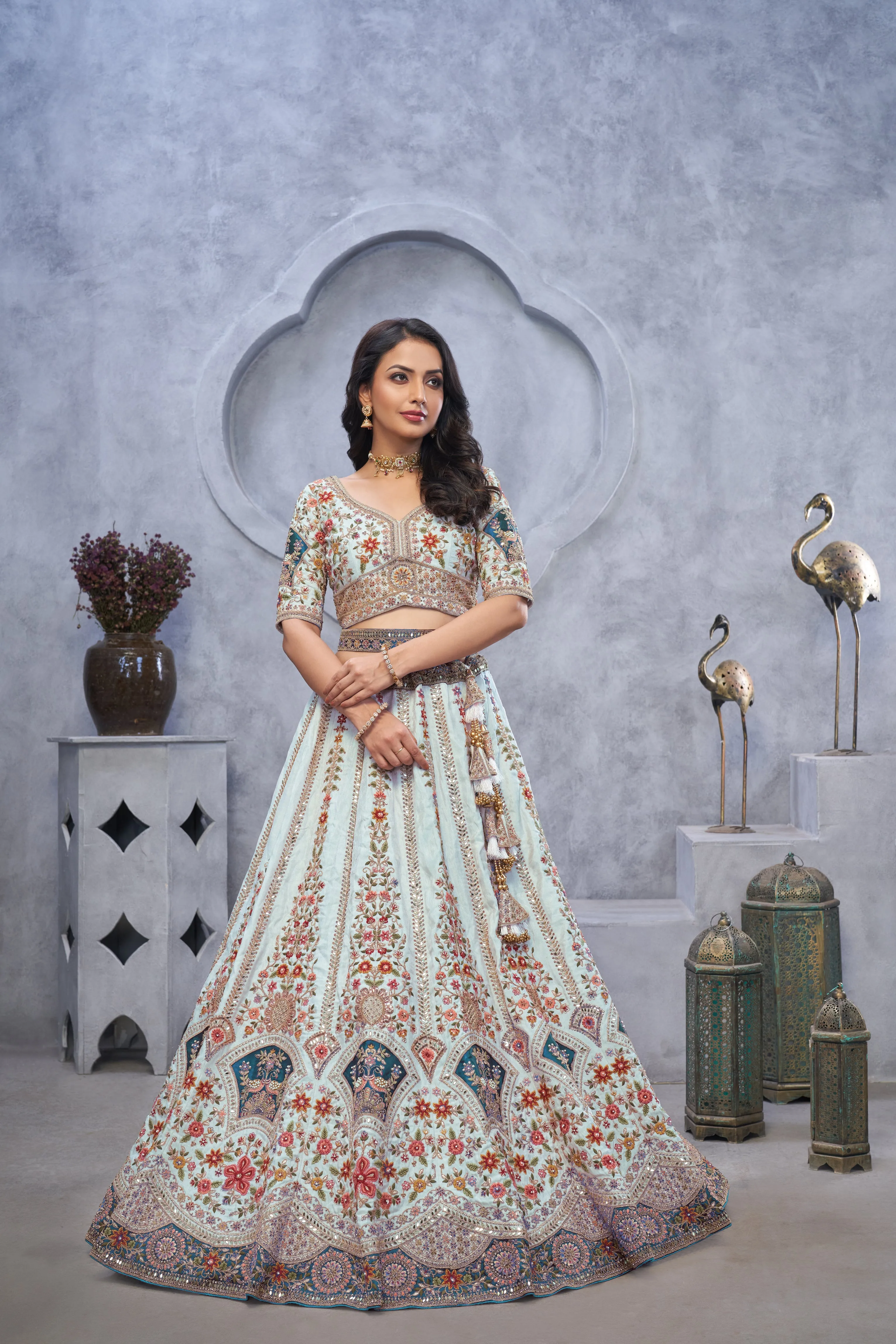 Kesar Fab Sky Elegance Lehenga Choli