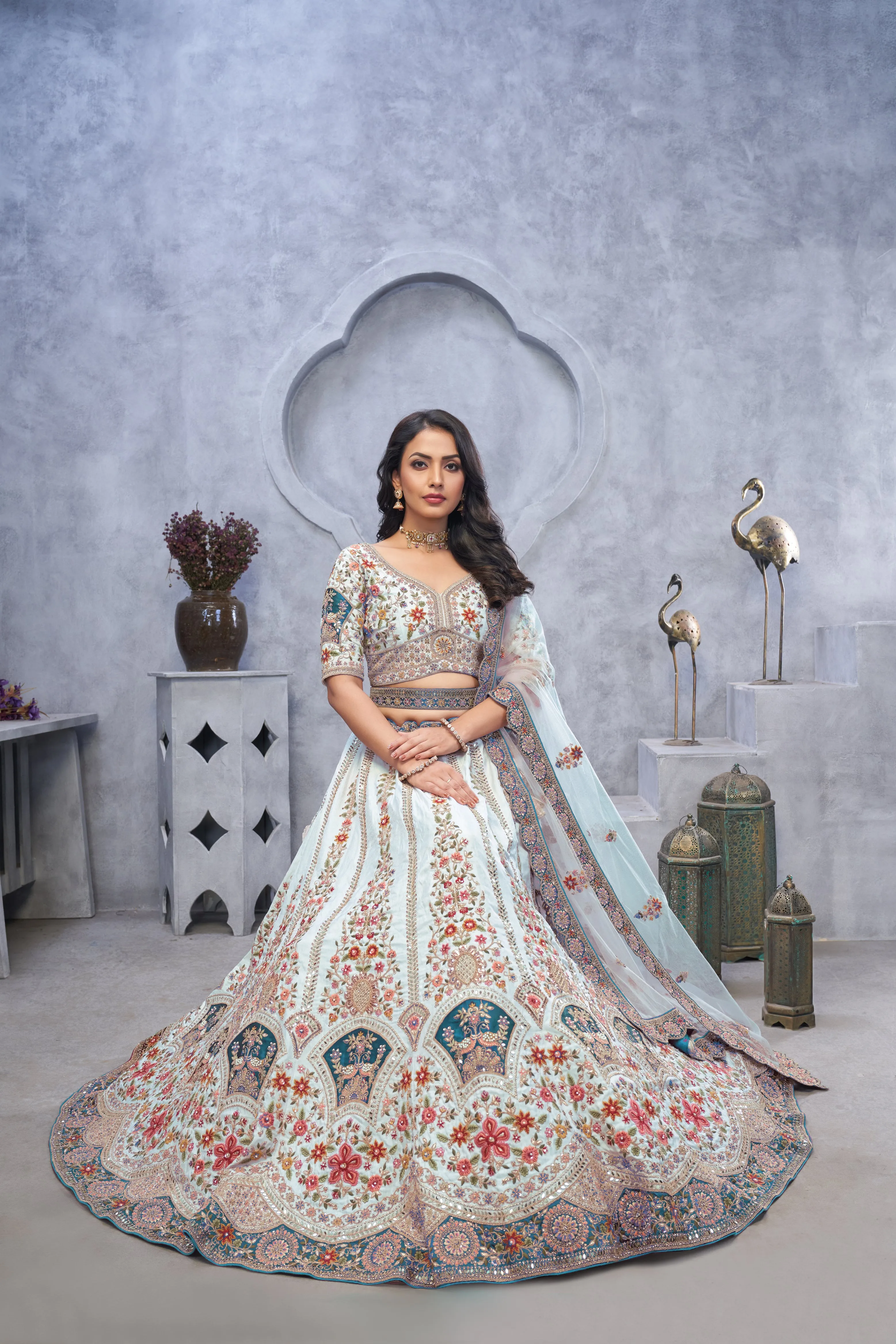 Kesar Fab Sky Elegance Lehenga Choli