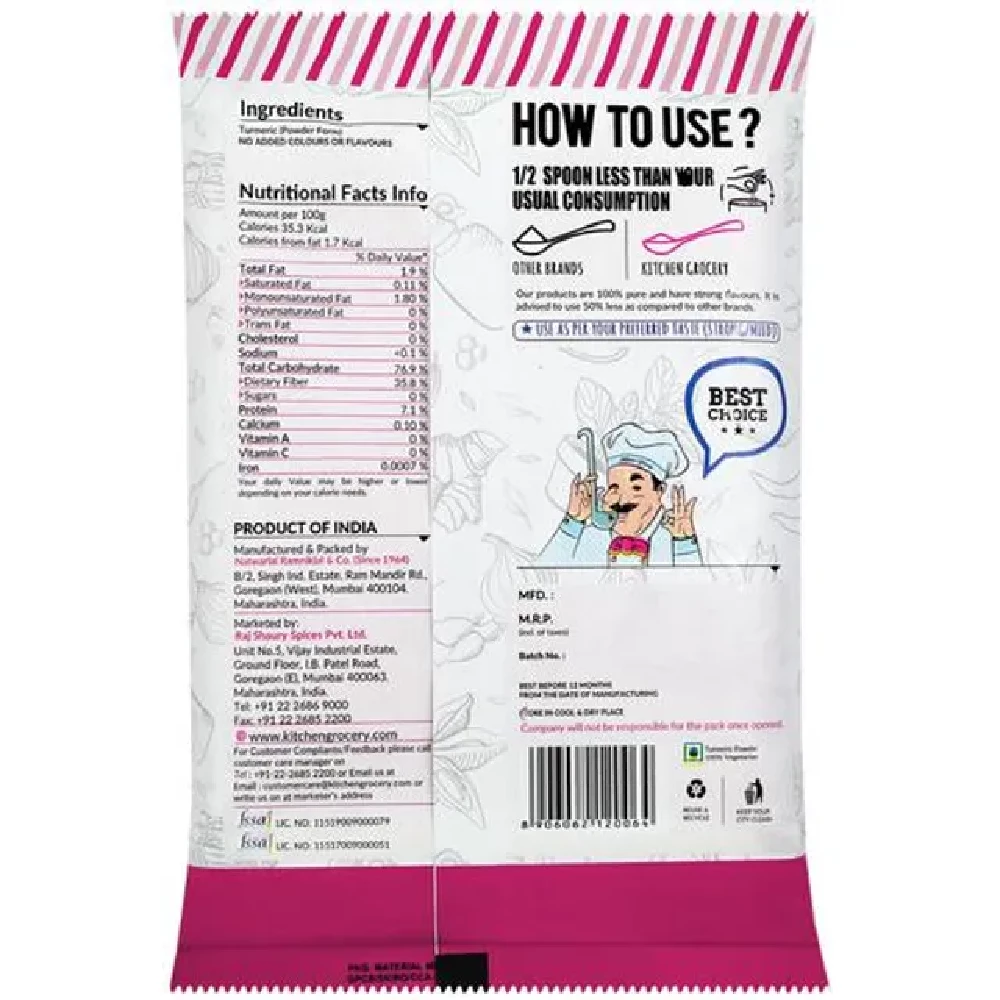 Kitchen Grocery Turmeric Powder/Haladi