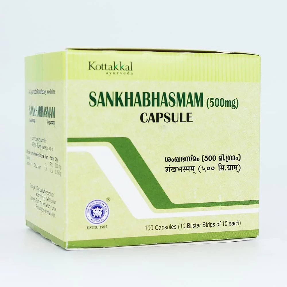 Kottakkal Ayurveda Sankha Bhasmam Capsules