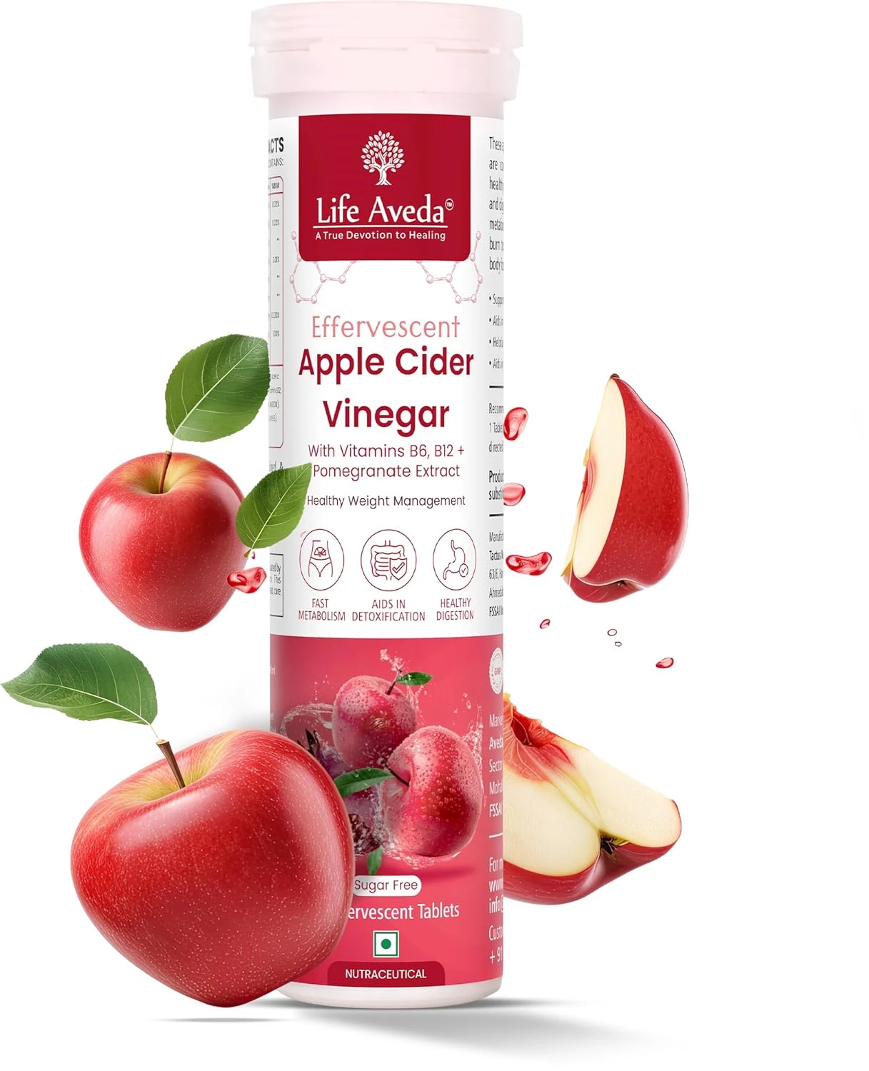 Life Aveda Apple Cider Vinegar Effervescent Tablet