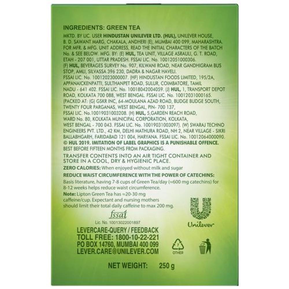 Lipton Green Tea - Pure & Light