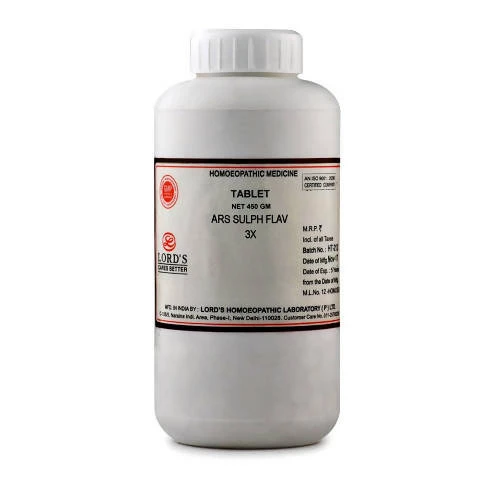 Lord's Homeopathy Ars Sulph Flav Trituration Tablet 450 g