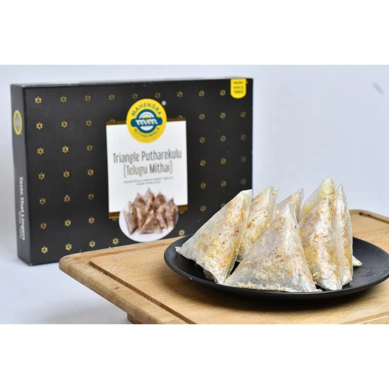 Mahendra Mithaiwala Triangle Putharekulu Telugu Mithai