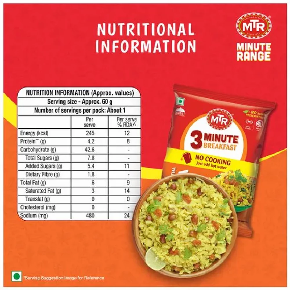 MTR 3 Minute Khatta Meetha Poha