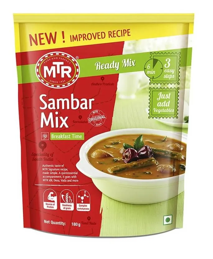 MTR Instant Sambar Mix | The Desi Food