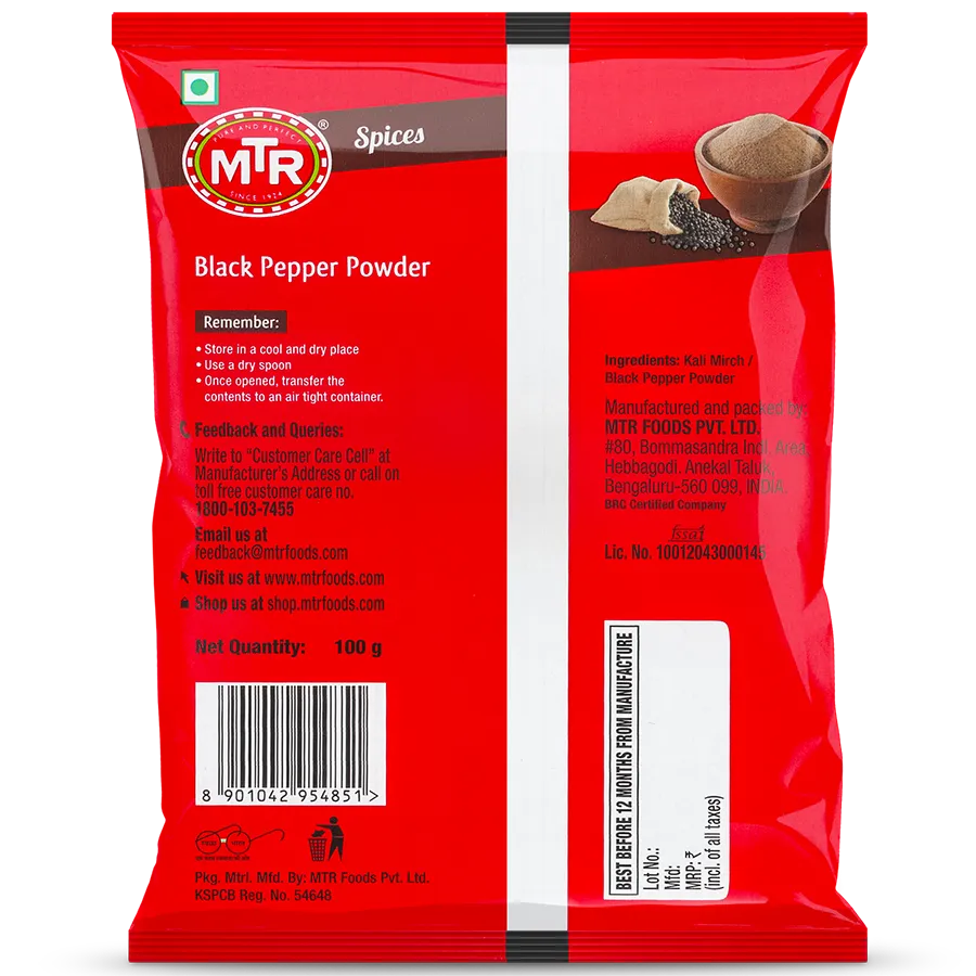 MTR Kali Mirch Black Pepper Powder
