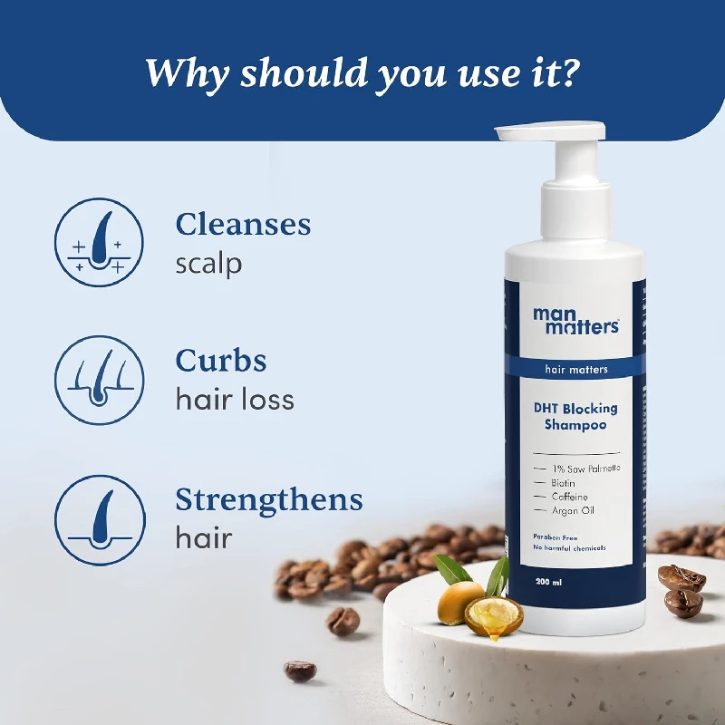 Man Matters DHT Blocking Anti Hair Fall Shampoo