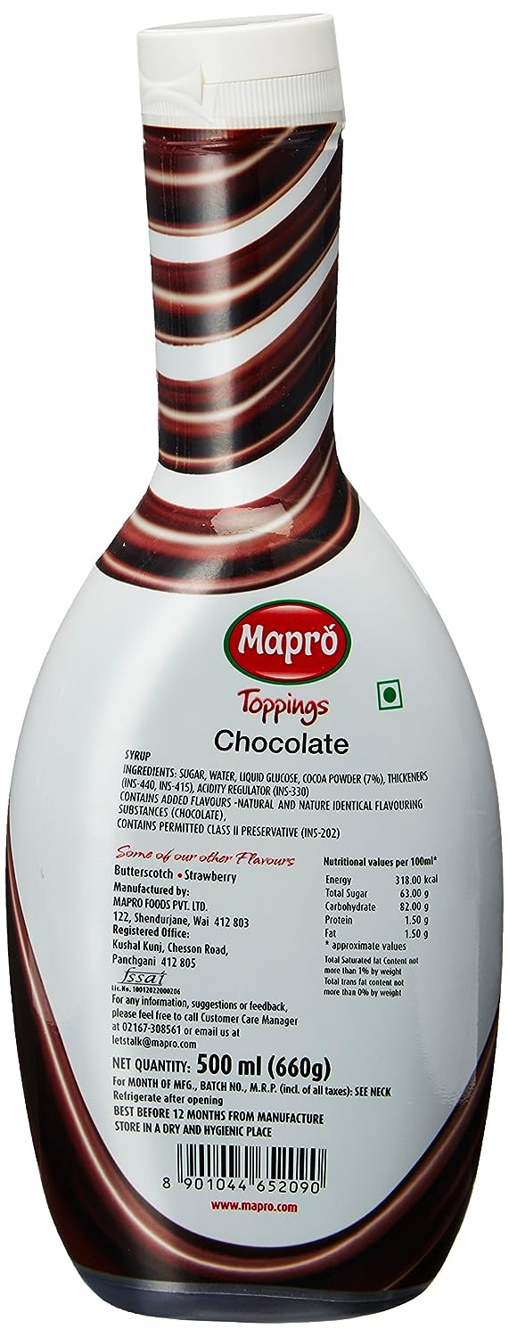 Mapro Dessert Topping - Chocolate Syrup