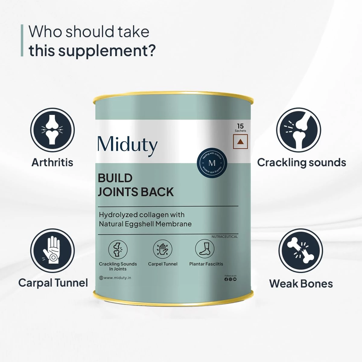 Miduty Build Joints Back Relief Supplement