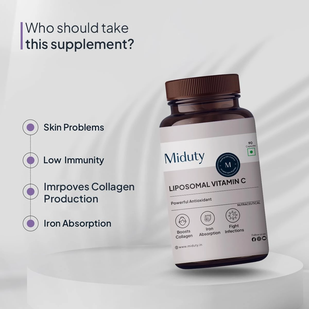 Miduty Liposomal Vitamin C Capsule