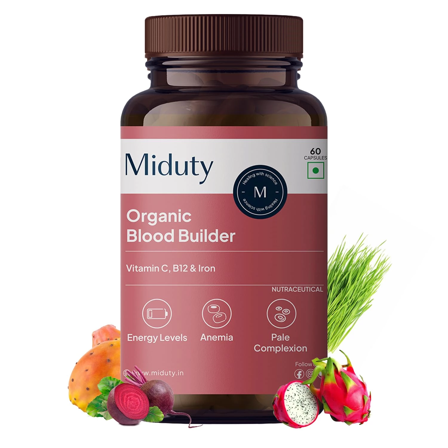 Miduty Organic Blood Builder Capsule