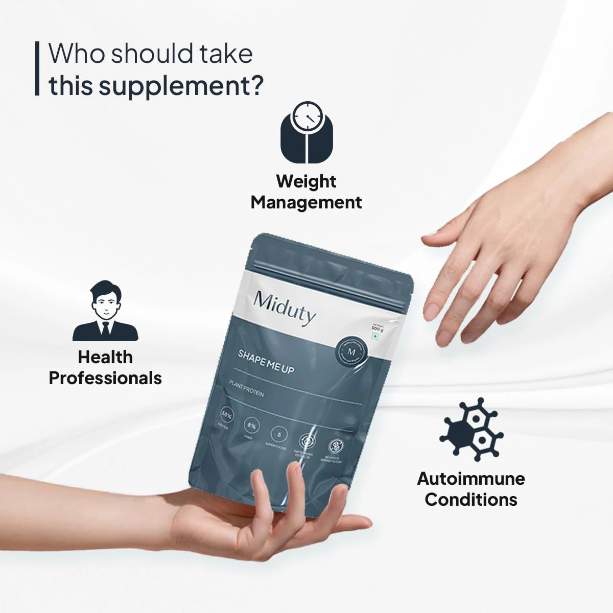 Miduty Shapeme Up Plant Protein