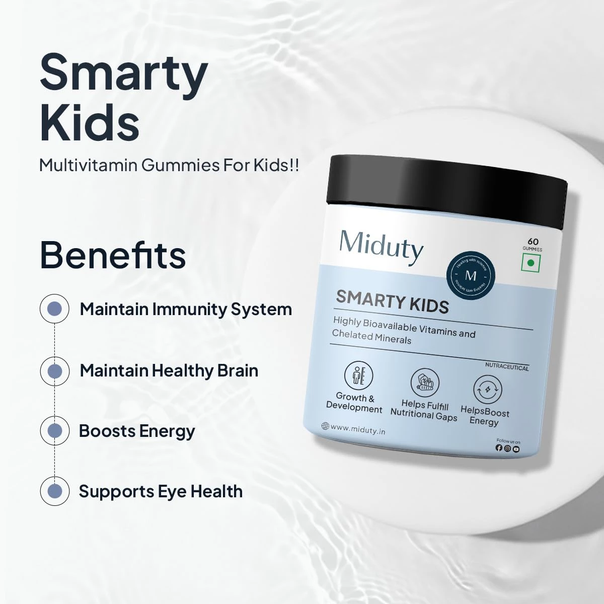 Miduty Smarty Kids Multivitamin Gummies