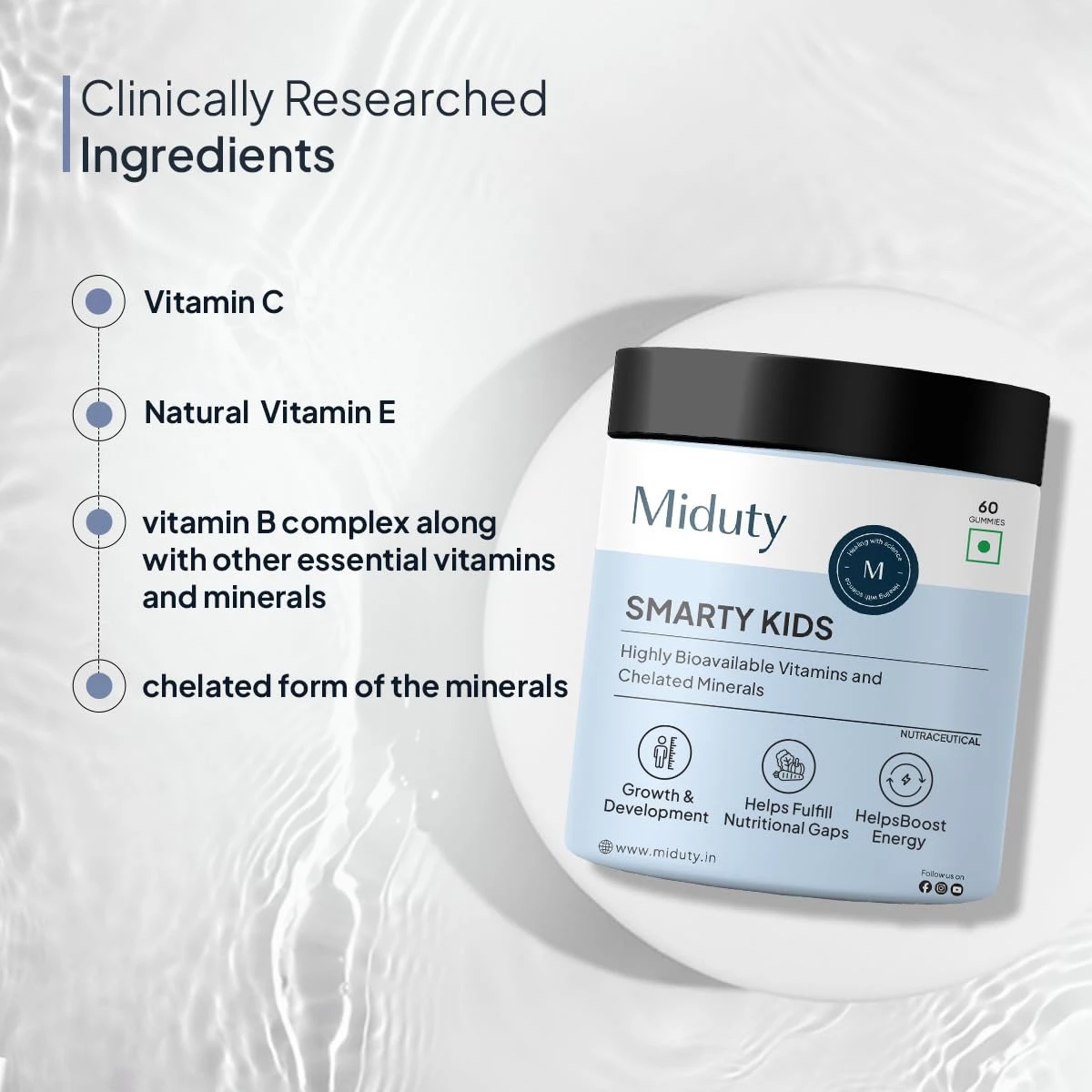 Miduty Smarty Kids Multivitamin Gummies