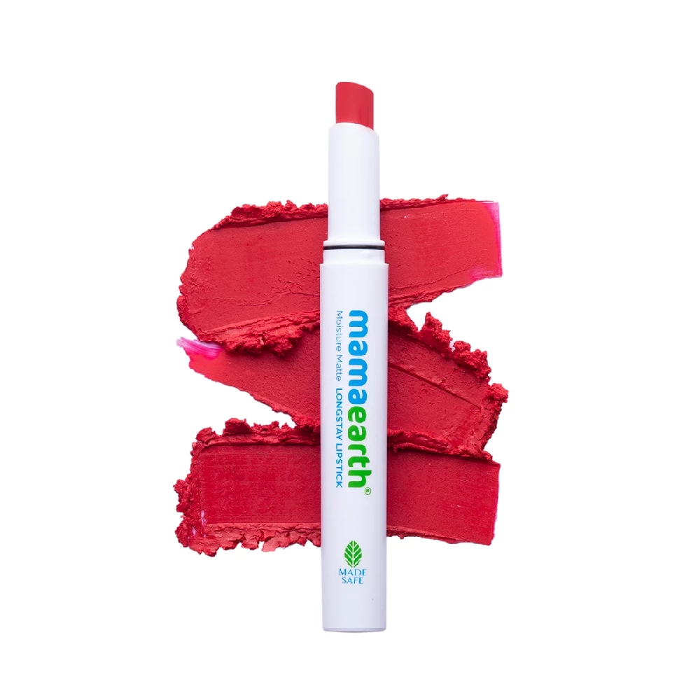 Moisture Matte Long Stay Lipstick - Raspberry Scarlet