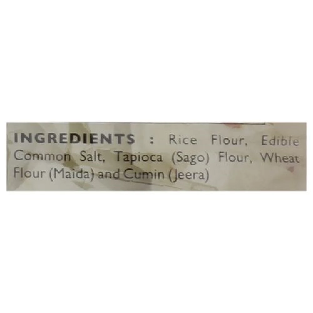 Mother's Recipe Rice Papad - Jeera