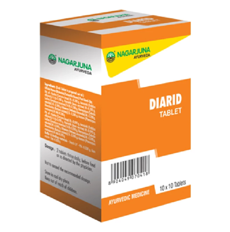 Nagarjuna Ayurveda Diarid Tablet | Bye Bye To Digestion Issues