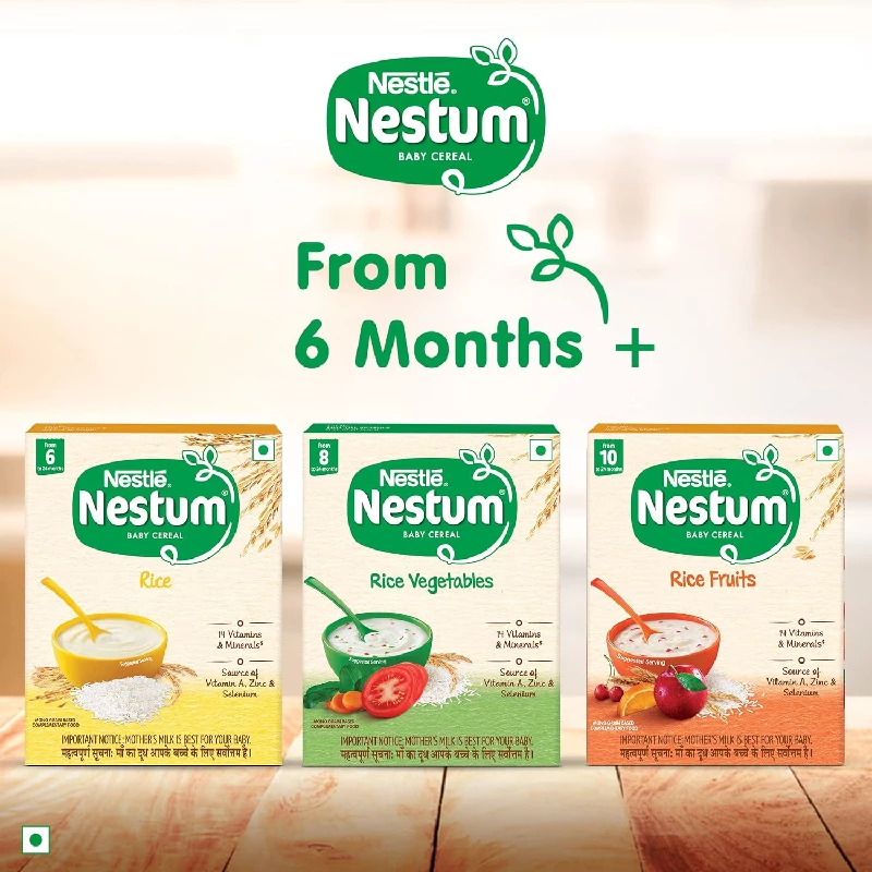 Nestle Nestum Baby Cereal with Rice Fruits