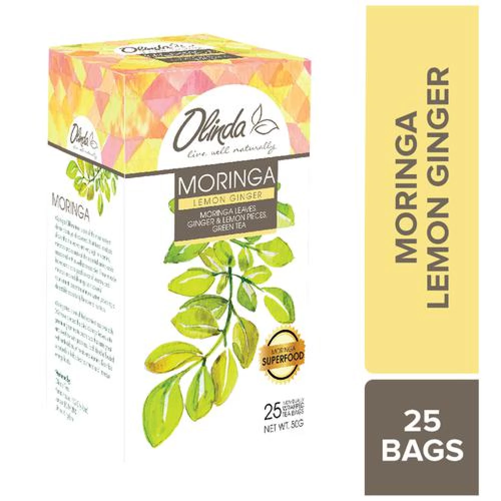 Olinda Moringa Lemon Ginger Tea