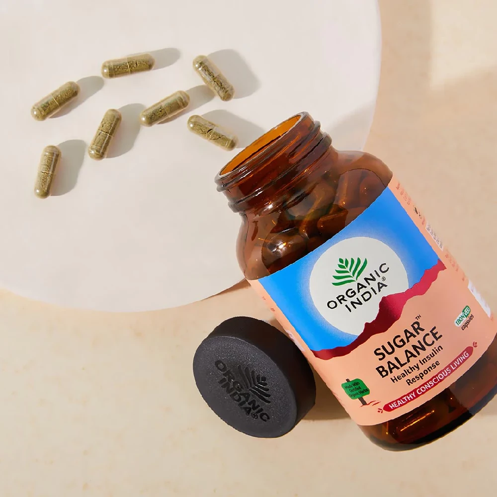 Organic India Sugar Balance Capsules