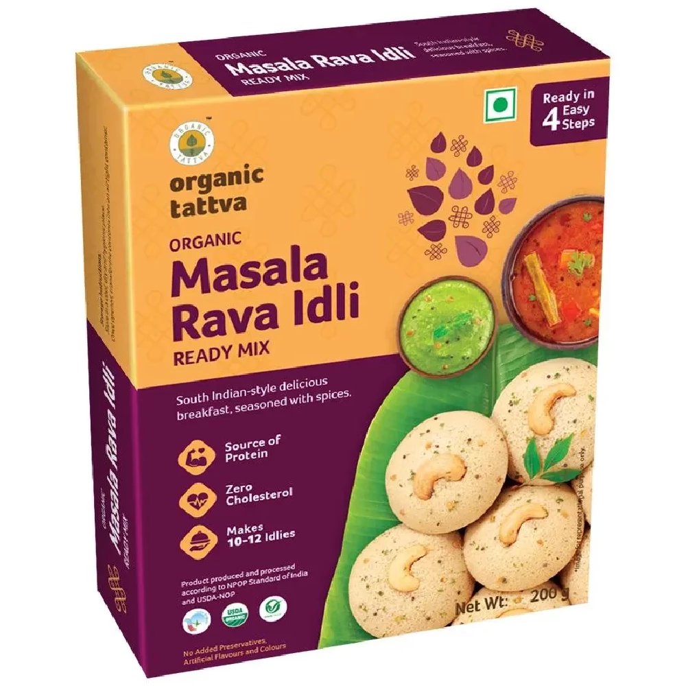 Organic Tattva Organic Masala Rava Idli Ready Mix
