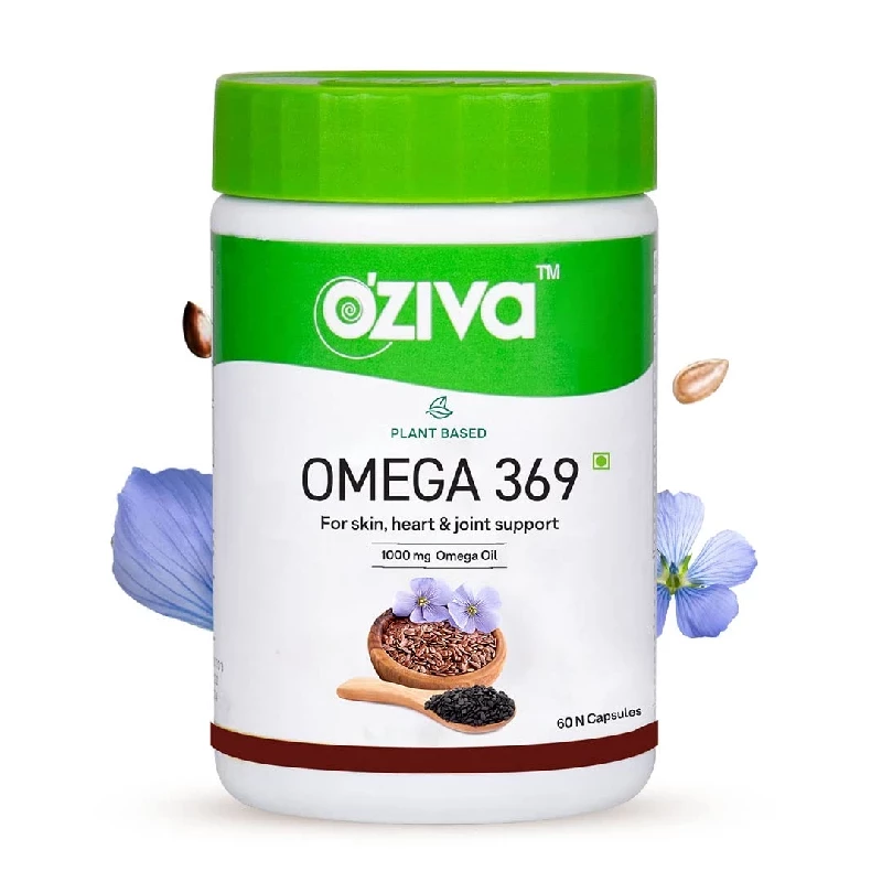 Oziva Plant Based Omega 369 Multivitamin Supplement for Men & Women