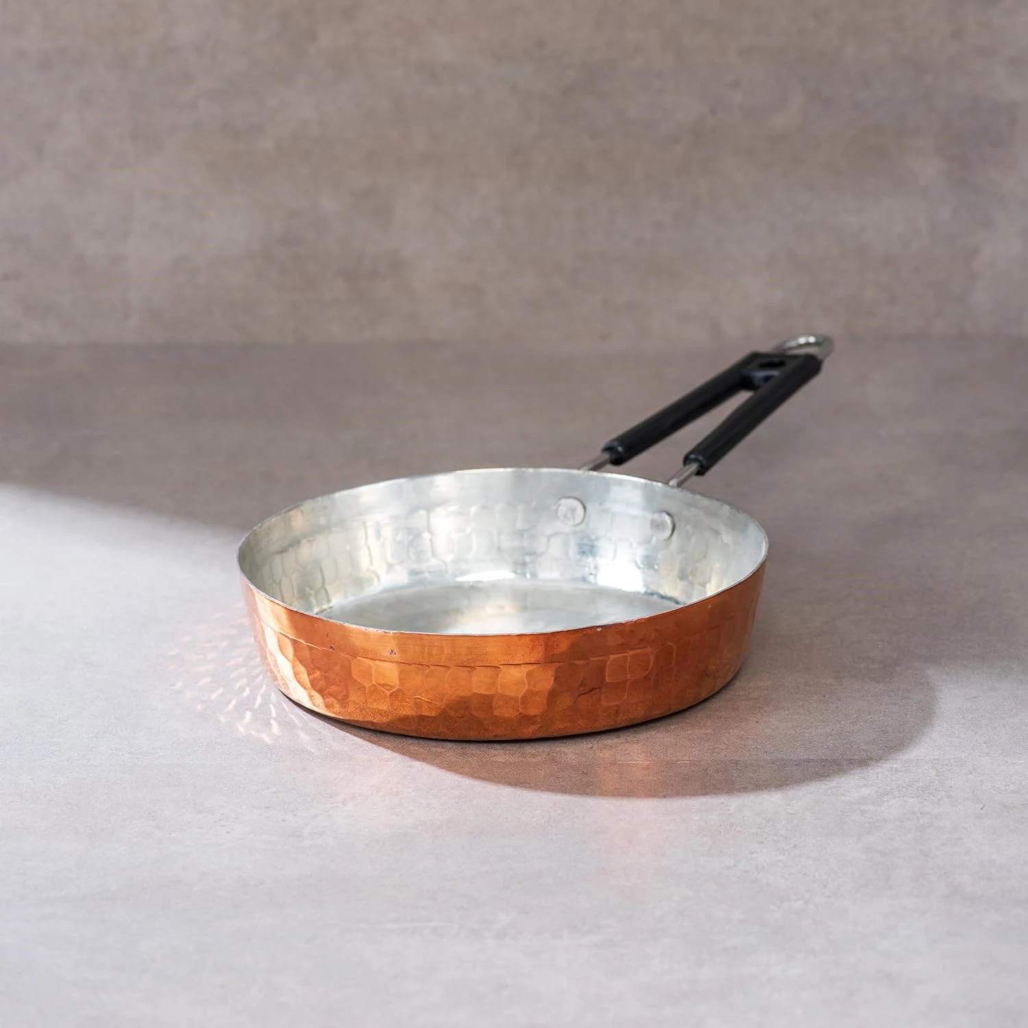 P Tal Copper Non Stick Fry Pan|Even Cooking|Easy-To-Clean