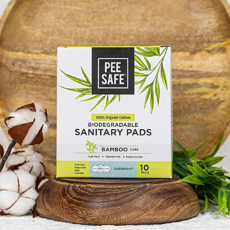 PEESAFE Organic Cotton Biodegradable Sanitary Pads