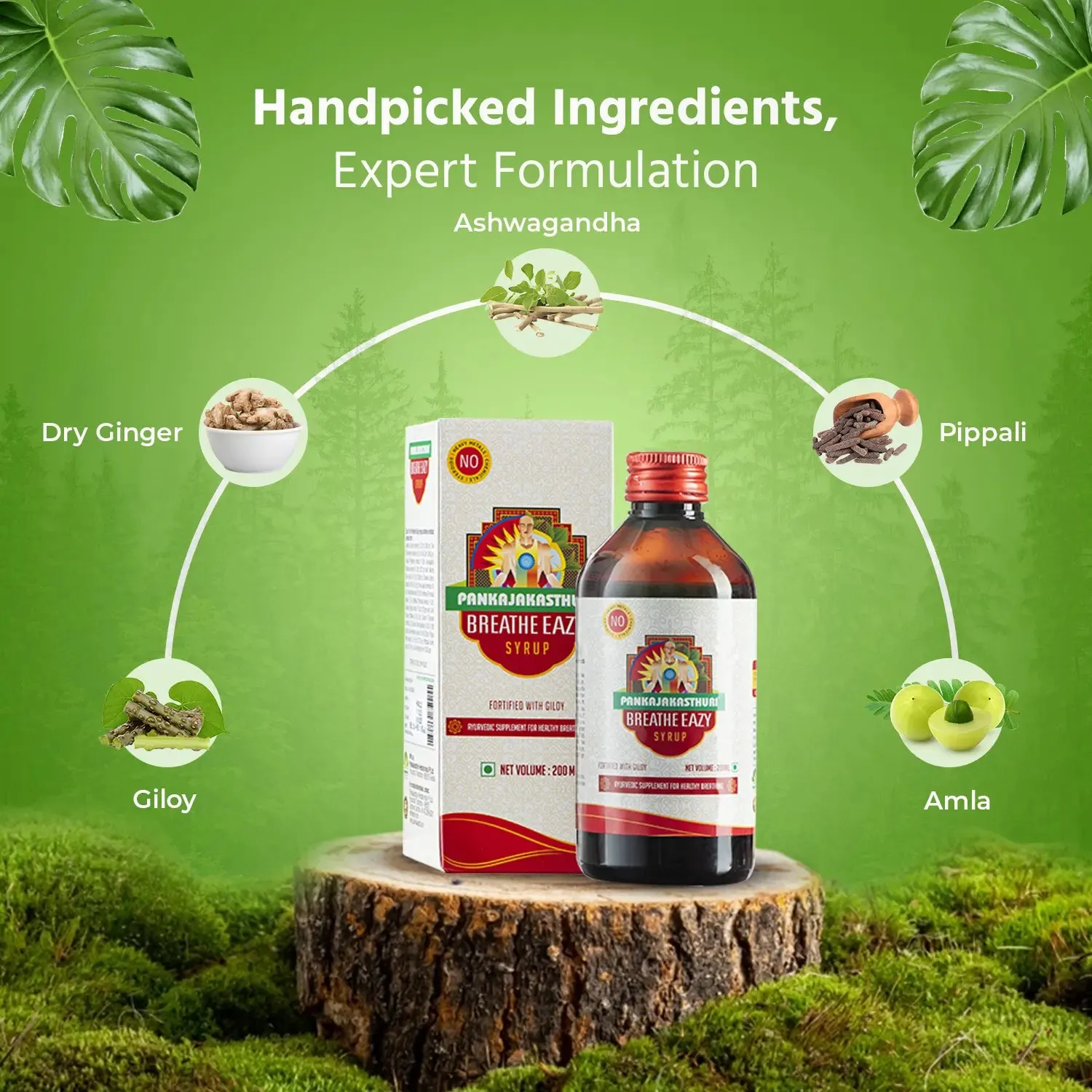 Pankajakasthuri Breathe Eazy Syrup