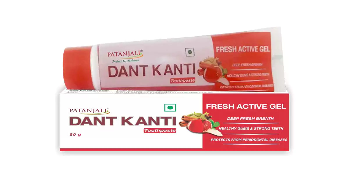 Patanjali Dant Kanti Fresh Active Gel | The Desi Food
