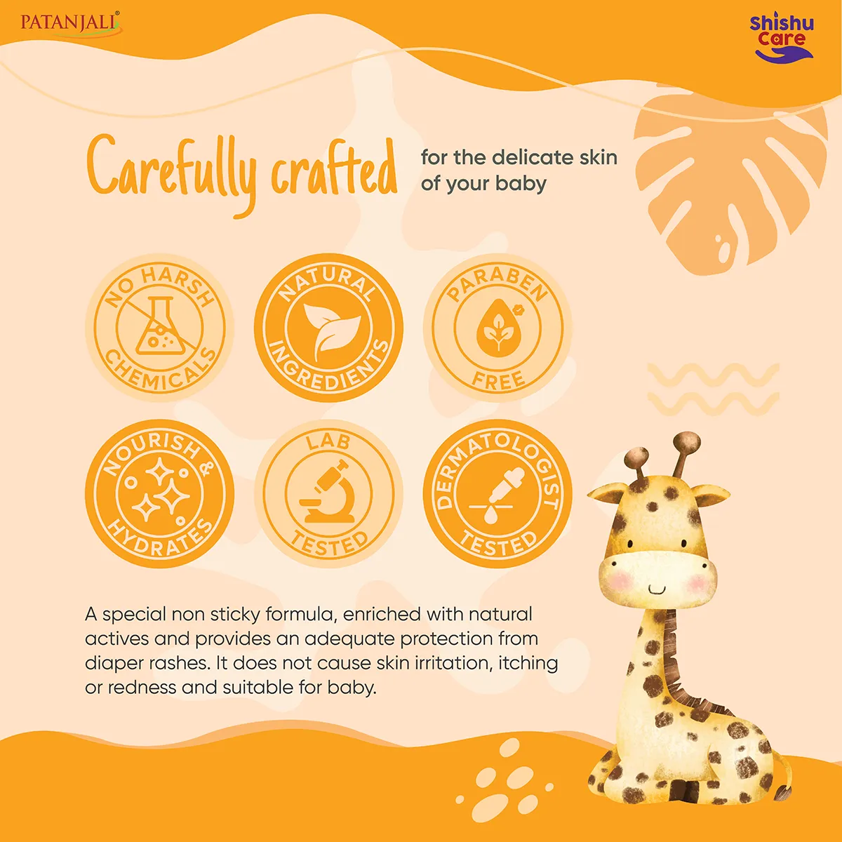 Patanjali Shishu Care Diapper Rash Cream