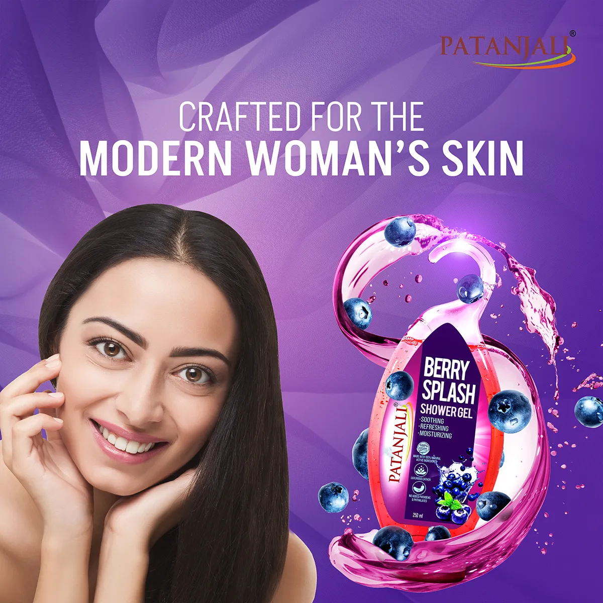 Patanjali Shower Gel (Berry Splash)